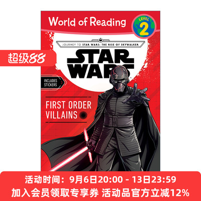英文原版 Journey to Star Wars The Rise of Skywalker First Order Villains 迪士尼阅读世界 星球大战之旅 分级阅读L2 英文版