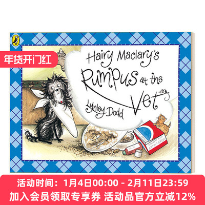 毛毛狗大闹宠物医院 英文原版 Hairy Maclary's Rumpus At The Vet 新西兰作家Lynley Dodd经典儿童绘本 英文版 进口英语原版书籍