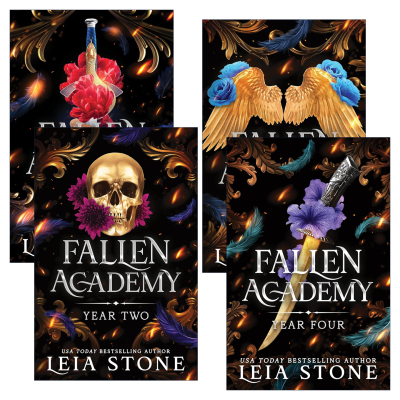 英文原版 Fallen Academy 堕落学院系列4册 青少年奇幻小说 Leia Stone 英文版 进口英语原版书籍