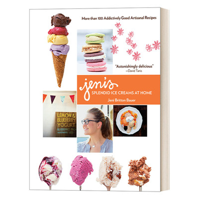 英文原版 Jeni's Splendid Ice Creams at Home 我爱冰淇淋 在家做出真正好吃的冰淇淋 美国知名冰淇淋店 英文版 进口英语原版书