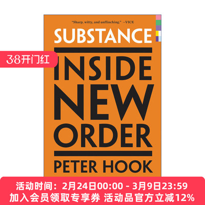 英国贝斯手  英文原版 Substance 英国贝斯手Peter Kook回忆录 英文版 进口英语原版书籍