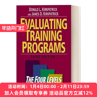 如何做好培训评估 英文原版 Evaluating Training Programs 柯式四级评估法 第3版 Donald L. Kirkpatrick 精装 英文版 进口英语书