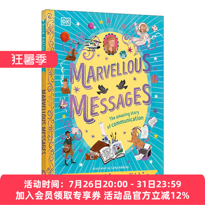 英文原版 Marvellous Messages 奇妙的信息 通信的历史和演变 儿童科普百科读物精装 英文版 进口英语原版书籍