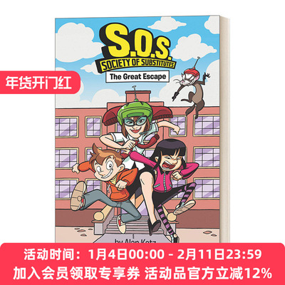 英文原版 S.O.S. Society of Substitutes 1 The Great Escape  替代品协会1 大逃亡 英文版 进口英语原版书籍