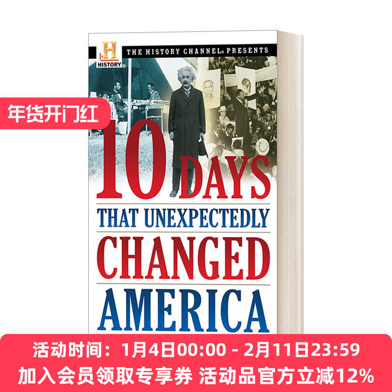 英文原版 10 Days That Unexpectedly Changed America History Channel Presents ...