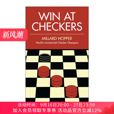 英文原版 Win at Checkers 跳棋获胜指南 Millard Hopper 英文版 进口英语原版书籍