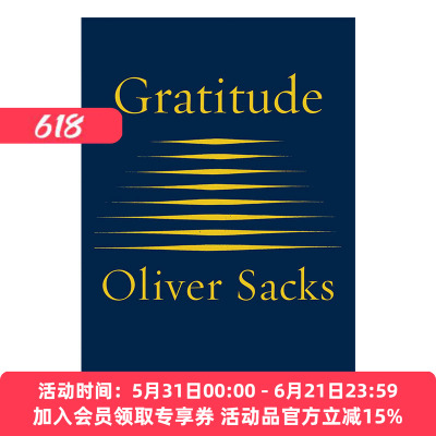 感恩  英文原版 Gratitude 散文随笔 奥利弗·萨克斯 Sacks Oliver 精装 英文版 进口英语原版书籍