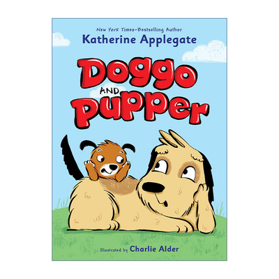 狗狗和普珀  英文原版 Doggo and Pupper 精装漫画 纽伯瑞奖作家 英文版 进口英语原版书籍