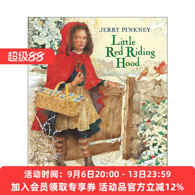 英文原版 Little Red Riding Hood 小红帽 精装图画书 插画师杰里.平克尼 凯迪克奖得主 英文版 进口英语原版书籍