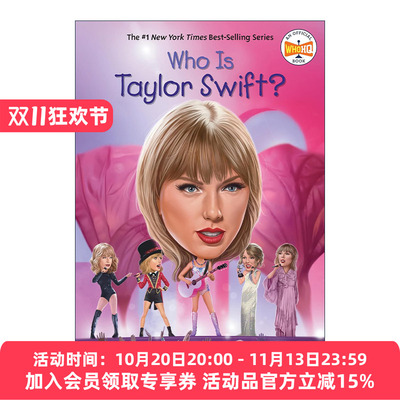 英文原版 Who Is Taylor Swift Who Was 谁是泰勒·斯威夫特 英文版 进口英语原版书籍
