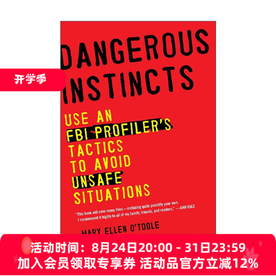 英文原版 Dangerous Instincts FBI行为分析学 注意 有人在盯着你 Mary Ellen O'Toole英文版 进口英语原版书籍