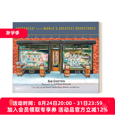 书店时光 英文原版 Footnotes from the World's Greatest Bookstores 书友 书商和爱书人的记忆风景 传记 Bob Eckstein 精装
