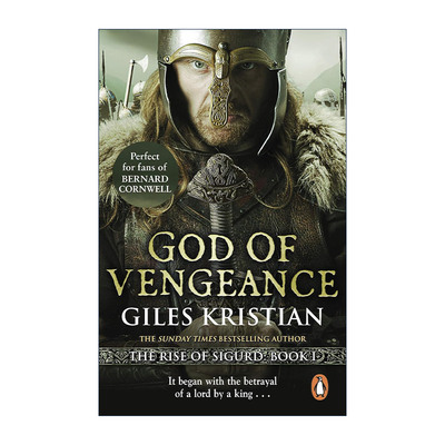英文原版 God of Vengeance 西格德的崛起1 复仇之神 Giles Kristian畅销维京系列历史小说 英文版 进口英语原版书籍