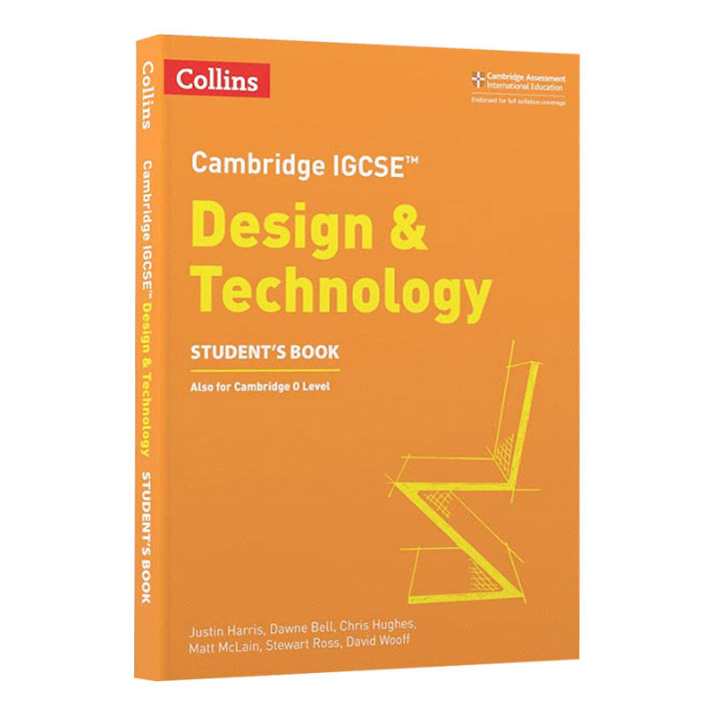 柯林斯剑桥IGCSE设计与技术学生用书英文原版 CAMBRIDGE IGCSE Design& Technology Student’s ...