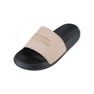 亚历山大麦昆男士套脚一字拖鞋