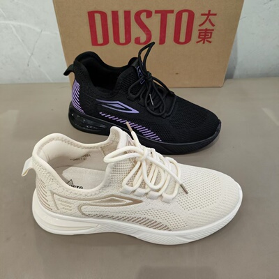 大东女鞋2025春季新款时尚休闲鞋简约平底圆头系带网面鞋5058