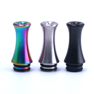 五子棋鹦鹉螺510不锈钢彩虹吸嘴510口吸滴嘴配件烟嘴