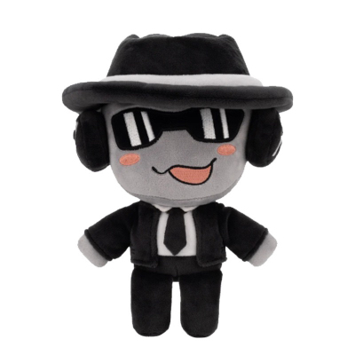 跨境新品forsaken ban plush被遗忘的游戏西装男毛绒玩具公仔娃娃