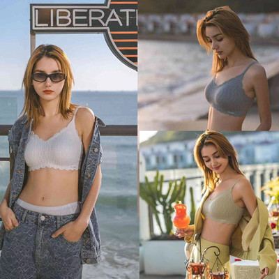 如吻性感无棉聚拢蕾丝