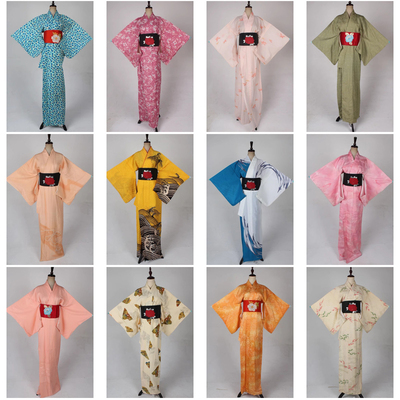 R38古着vintage日本制长款和服外套