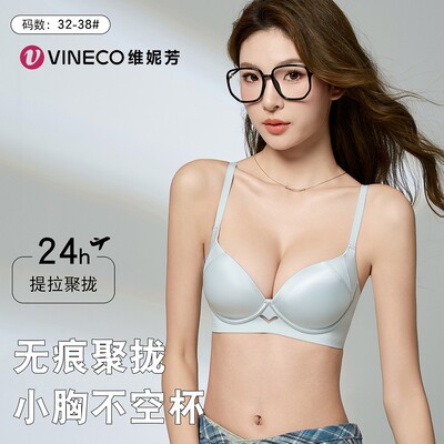 Vineco/维妮芳轻奢时髦摩登bra聚拢内衣8909
