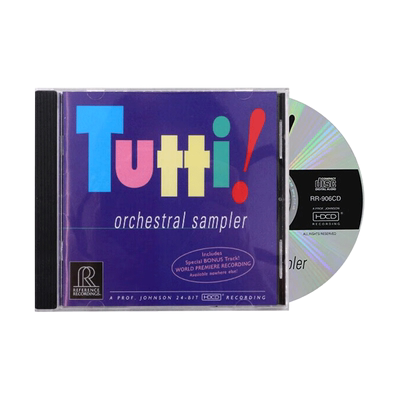进口CD唱片 无敌天碟 Tutti Orchestral Sampler RR906CD