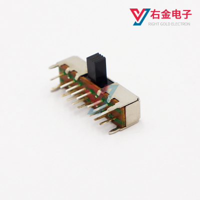 SK-43D09卧式拔动开关4只固定脚