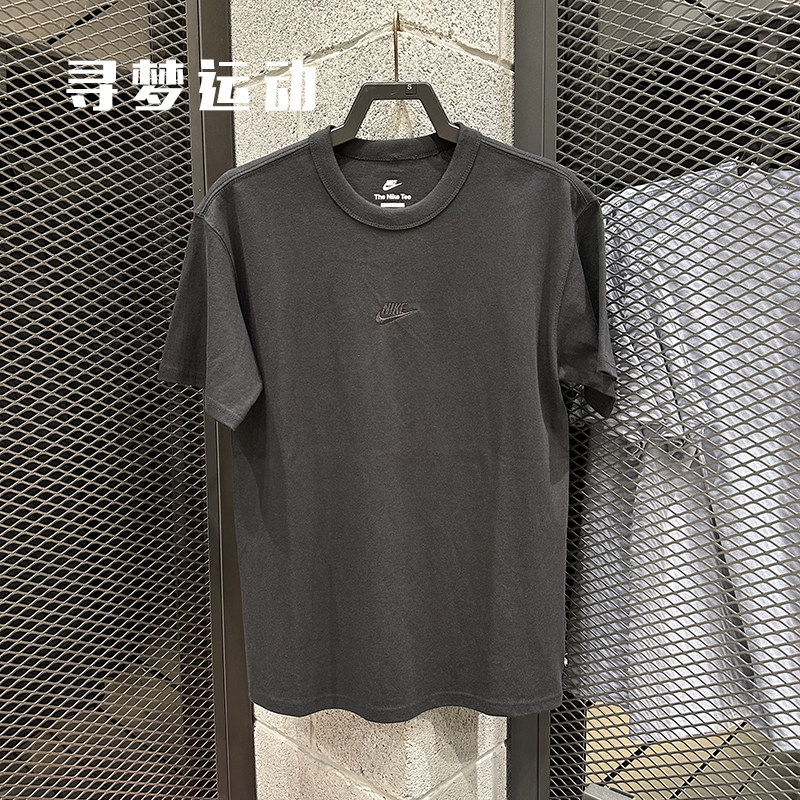 耐克Nike NSW男子夏季运动休闲针织透气圆领短袖 T恤 DO7393-010_虎窝淘