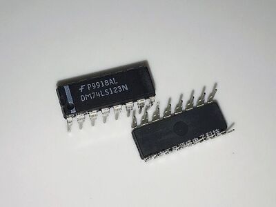 DM74LS123N电子元器件 集成块IC芯片进口电路配件双列DIP插件