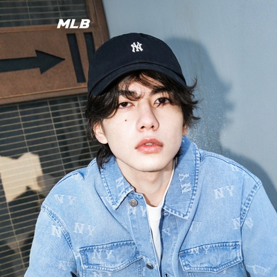 MLB情侣棒球帽NY刺绣小标软顶帽