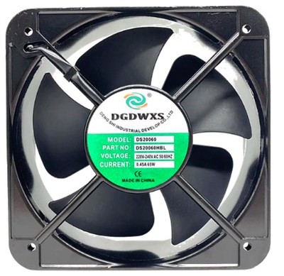 全新DGDWXS DS20060HBL 220VAC 0.45A 65W 电焊机柜散热风扇20cm