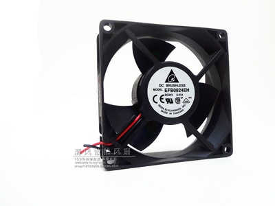 EFB0824EH  8025 24V 0.21A 8CM 8厘米 二线 变频器散热风扇