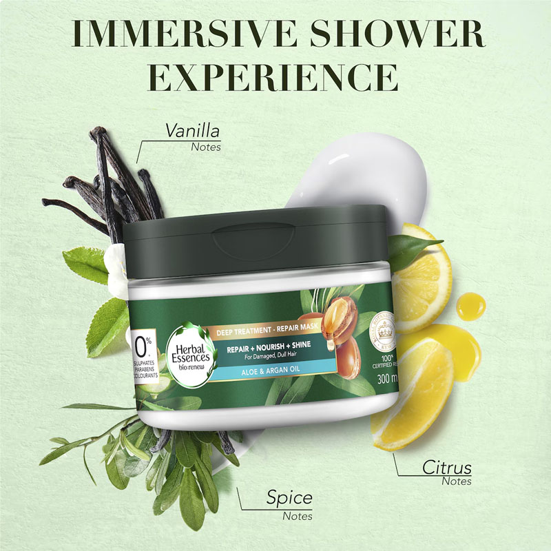 澳洲代购 草本精华 Herbal Essences 椰奶芦荟深层保湿发膜 300ml