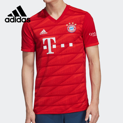 Adidas/阿迪达斯正品秋季男子足球拜仁慕尼黑主场运动T恤 DW7410