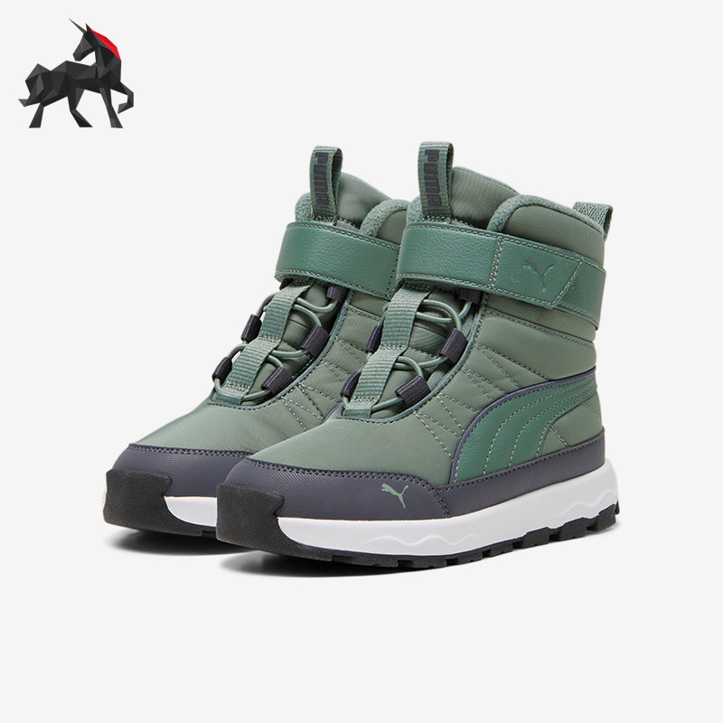 Puma/彪马正品小童时尚休闲耐磨魔术贴雪地靴392645-03
