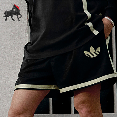 阿迪达斯情侣款运动短裤