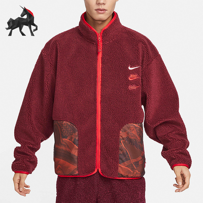 Nike耐克正品男士羊羔毛外套