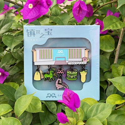 广西博物馆镇馆之宝冰箱贴博物馆外观文物周边文创礼品