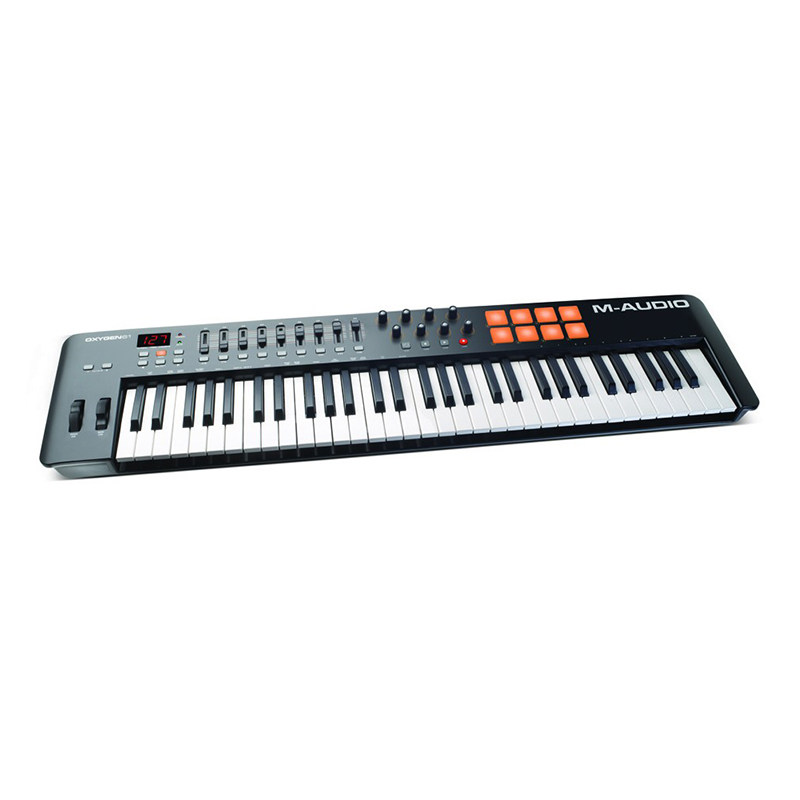 M-AUDIO Oxygen61 49 键配重MIDI键盘钢琴手感编曲MIDI键盘