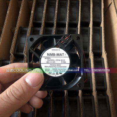 NMB 6020 24V 0.09A 2408NL-05W-B50/B59 6CM双滚珠 变频散热风扇