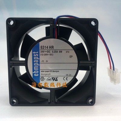全新德国ebmpapst8CM 8032 24V 6W 8314HR 245mA变频高端散热风扇