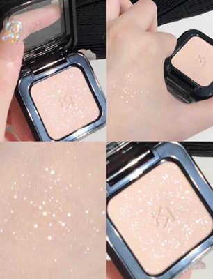 粉白碎银闪可做卧蚕眼影KIKO