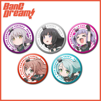 BanG Dream少女乐团派对Roselia凑友希那今井莉莎马口铁吧唧谷子