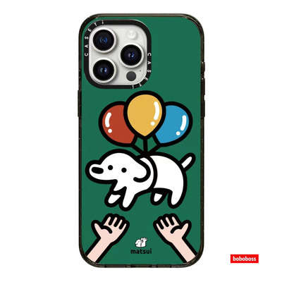 cassti源厂！Matsui联名 绿色气球小狗 magsafe磁吸适用于iPhone17/16/15/14/13/Plus/Pro/Max防摔手机壳