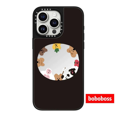 cassti源厂！有人在吗？by Dinotaeng适用于iPhone17/16/15/14/13/Plus/Pro/Max镜面防摔手机壳