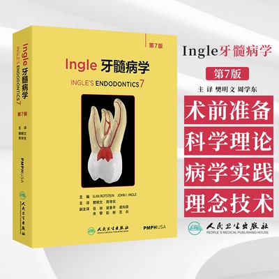 Ingle牙髓病学 第7七版 樊明文 根周疾病腔神经支配牙髓疼痛起源锥形束CTMRI根管治疗前期准备不同解剖结构齿牙髓病未成熟根尖齿髓