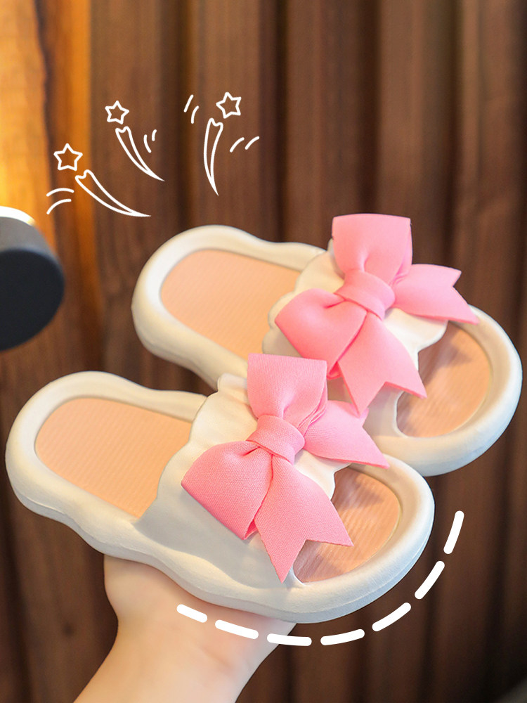 Bows girl Slippers Summer New arrival Western Style kids Sandals Indoor ...