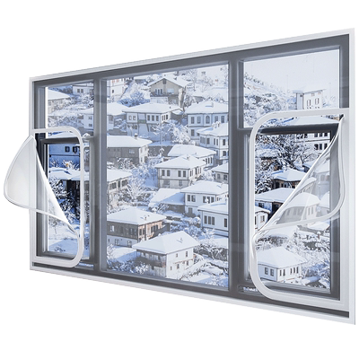 窗户挡风神器防寒保暖膜密封帘