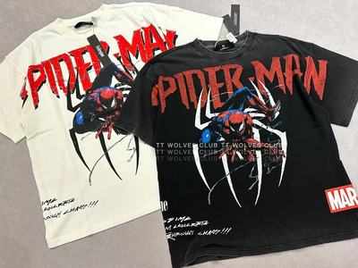 TT狼头短袖男女同款宽松透气T恤