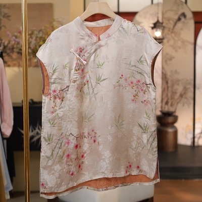 【梅开五福-上衣】高定新款国风立领百搭精品国风上衣3861